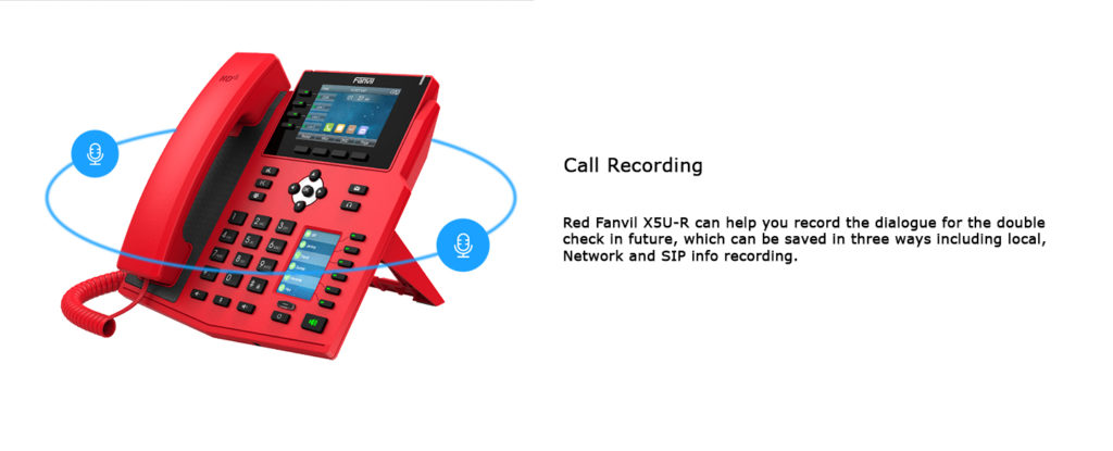 Fanvil X5U-R Special Red IP Phone - Networkstore.lk